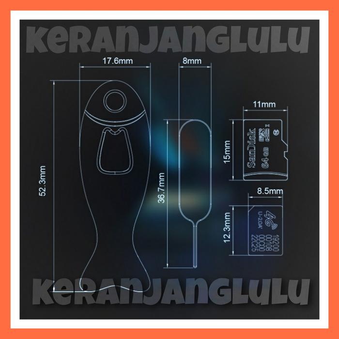 Jual Sim Card Ejector/colokan Kartu/tusukan Sim Card/tusukan Hp/jarum ...