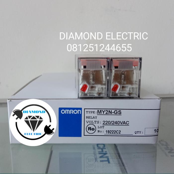 Jual Relay Omron MY2N GS AC 220V / Relay Omron MY 2N 220V 100% Original - Jakarta Barat ...