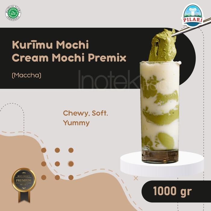 Jual KURĪMU MOCHI - CREAM MOCHI PREMIX - TEPUNG MOCHI RASA MACCHA 1KG ...