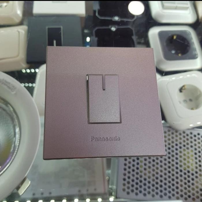 Jual saklar sakelar single 1g 1 gang engkel tunggal panasonic - WIDE ...