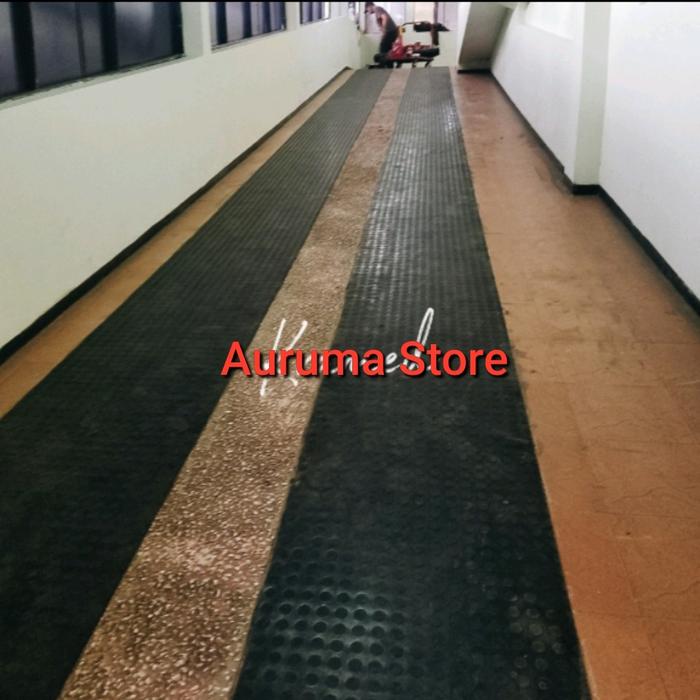 Jual Karpet Roll Anti Slip Rubber Karet Motif Koin Tebal 4mm Lebar 1.2 ...