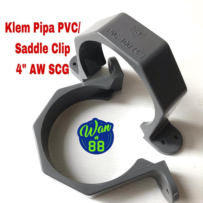Jual Klem Pipa PVC 4" / Saddle Clip 4" AW SCG - Kota Surabaya - Wan ...