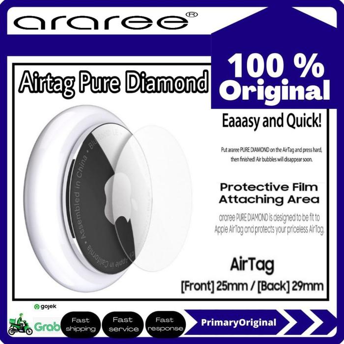 Promo Anti Scratches Apple AirTag Araree Pure Diamond Protective Film - Jakarta Barat - Araree ...