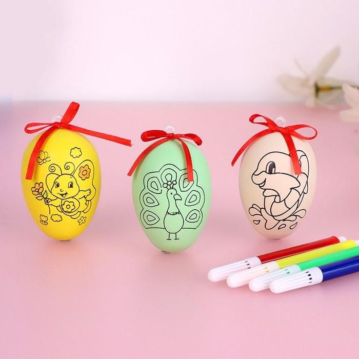 Jual Mainan DIY Mewarnai Telur / Coloring egg / Set Ornamen Telur ...