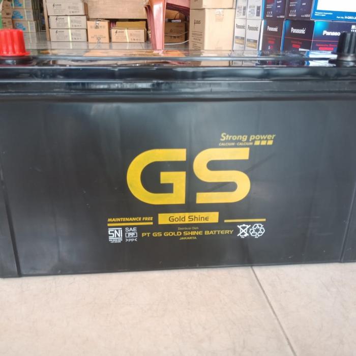 Jual Aki Mobil N 100 (95E41R)GS Gold Shine Aki kering N100 Genset ...