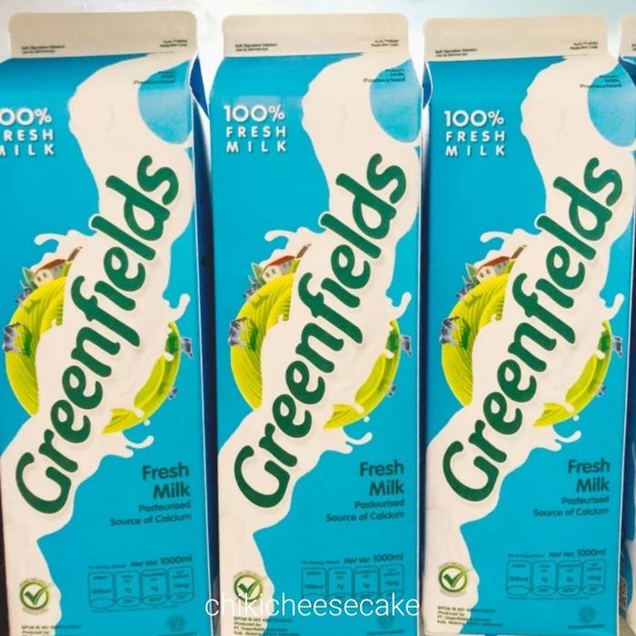 Jual GREENFIELDS FRESH MILK GREENFIELD SUSU SEGAR 1LTR 1 LITER GOJEK ...