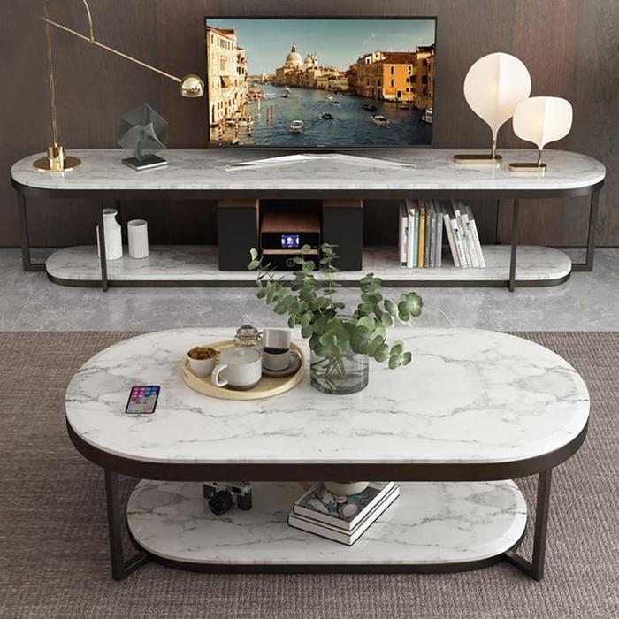 Promo Kalya Coffe Table Marble - COFFEE TABLE, MARMER PUTIH - Kab ...