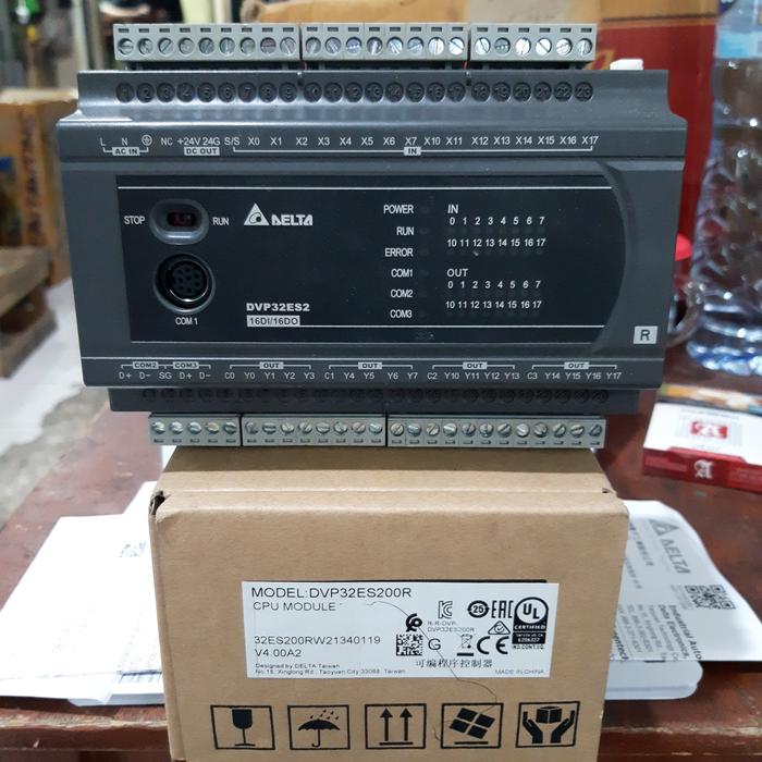 Jual plc delta DVP32ES200R CPU MODULE - Kota Bandung - mitra elektrical ...