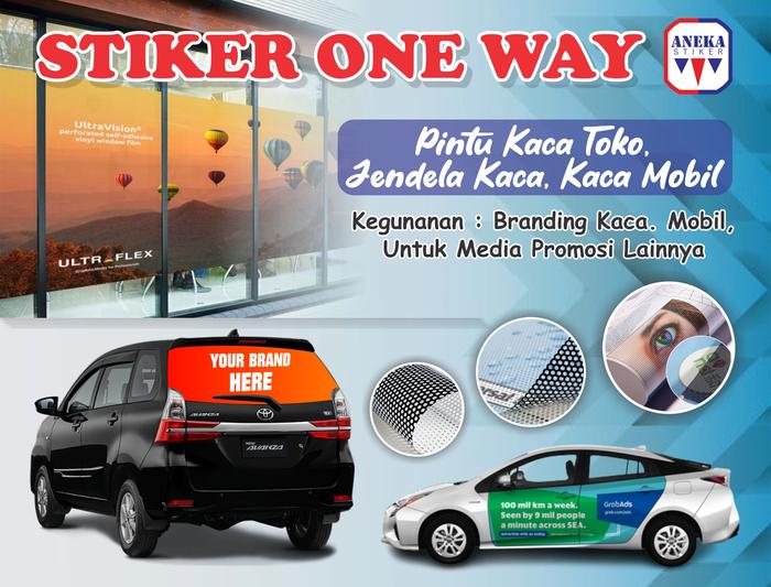 Jual Sticker one way, kaca, mobil dll - Kota Palembang - Anekastiker ...