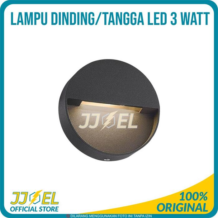 Jual lampu tangga led 3 watt 6 watt outdoor indoor tempel dinding ...
