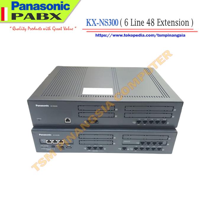 Jual Panasonic KX-NS300 ( 6 Line 48 Extension ) Telepon IP Pabx KX-NS ...