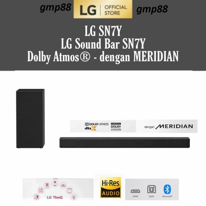 Jual LG SN7Y Sound Bar SN7Y Dolby Atmos - MERIDIAN & Bluetooth KHUSUS ...