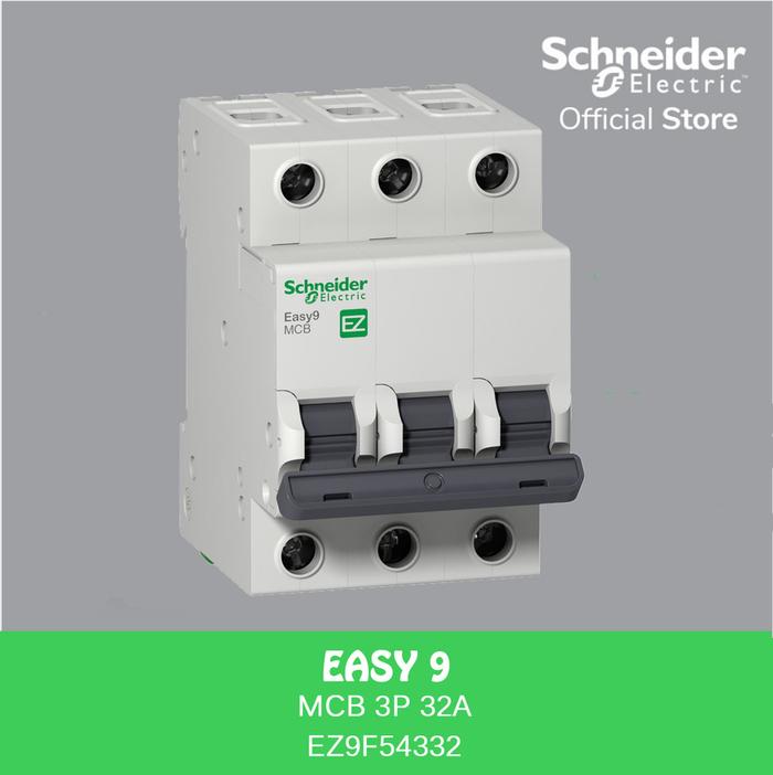 Jual Stut 3p 3 PHASE MCB Easy9 32A SCHNEIDER kepala Hitam SNI - Kota Medan - Solaris Gunto Okue ...