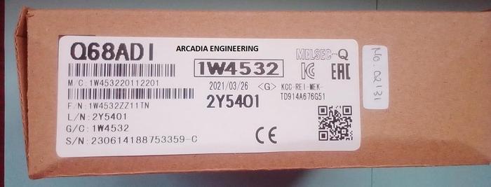 Jual PLC Mitsubishi Q68ADI Analog Modul Q Series Melsec - Kota Surabaya ...