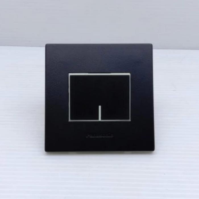 Promo panasonic hitam black saklar sakelar 1G 1 gang single tunggal ...