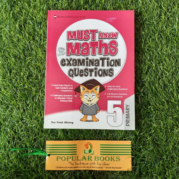 Jual Primary Must Know Maths Examination Questions - Primary 5 ...