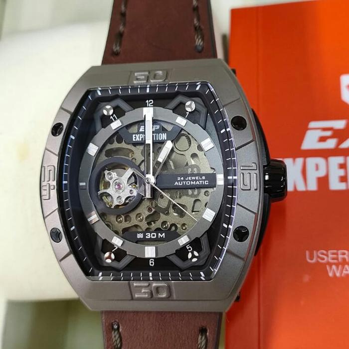 Jual Jam Pria ORIGINAL TITANIUM EXP EXPEDITION E 6800 M AUTOMATIC Steel ...