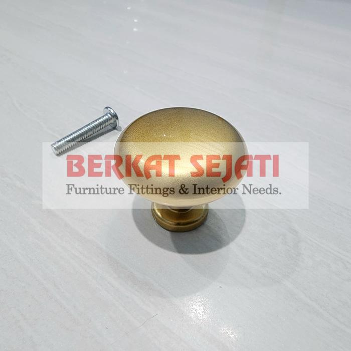 Jual Tarikan Handle Knob Pintu Lemari Laci Kitchen Antik BULAT 82 GOLD ...