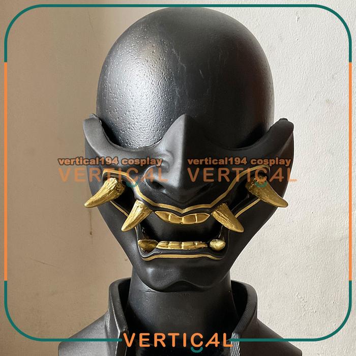 Jual Oni Mask Hannya Samurai Topeng Setan Jepang Masker Ghost Cosplay ...