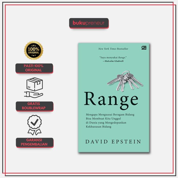 Jual Buku Range - David Epstein - Kota Bogor - Bukupreneur ID | Tokopedia