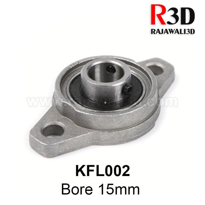 Jual Bracket Bearing KFL002 Pillow Block Bearing 15mm CNC Parts - Kab ...