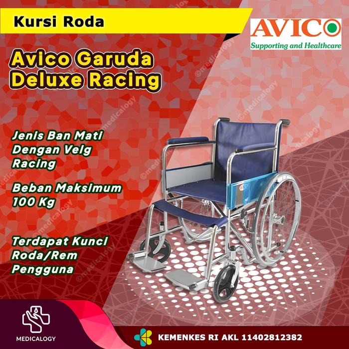 Jual Kursi Roda Velg Racing merk Avico Type Garuda Deluxe - Kota ...