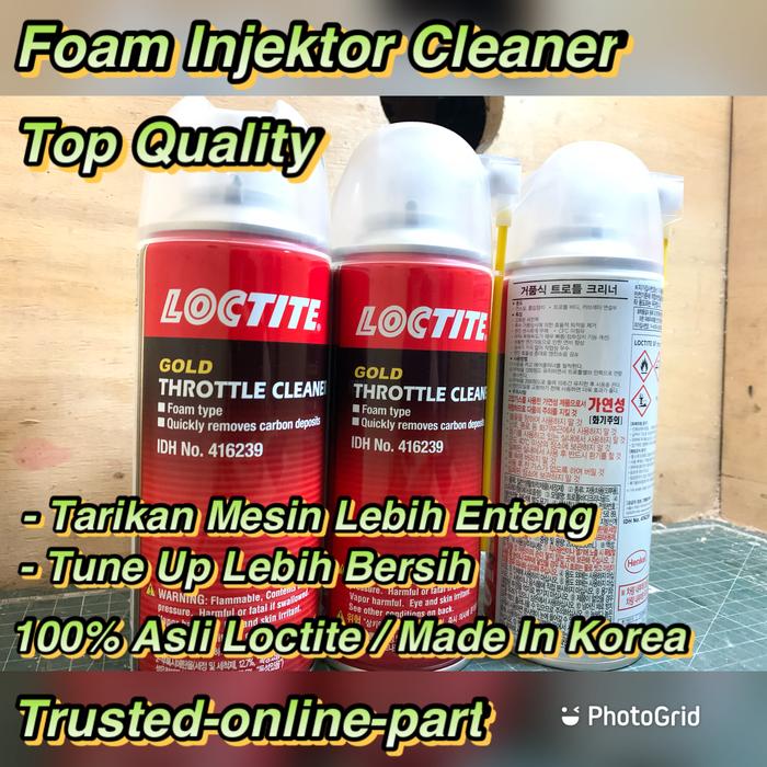 Jual Pembersih ruang bakar Loctite injeksi cleaner 250ml Gold - Kota ...