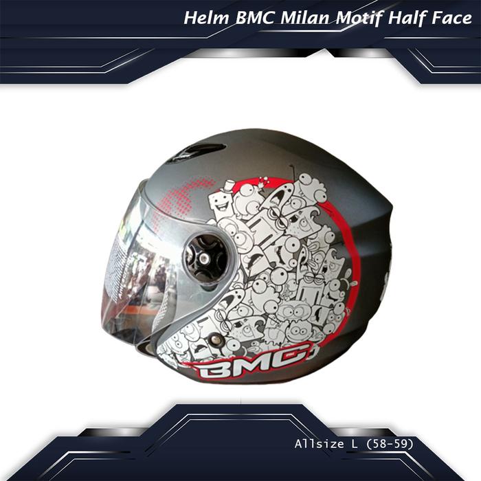 Jual Helm BMC Milan Motif Half Face - Kota Palembang - Planet One Shop ...