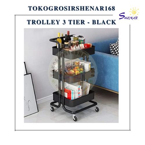 Jual TROLI SALON / TROLLEY 3 TIER / RAK SERBAGUNA TEMPAT PENYIMPANAN ...