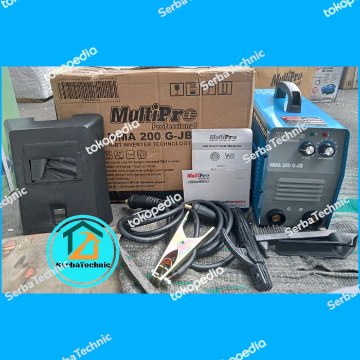 Jual MULTIPRO mesin las 200A MMA 200 GJB multipro inverter igbt MMA200G ...