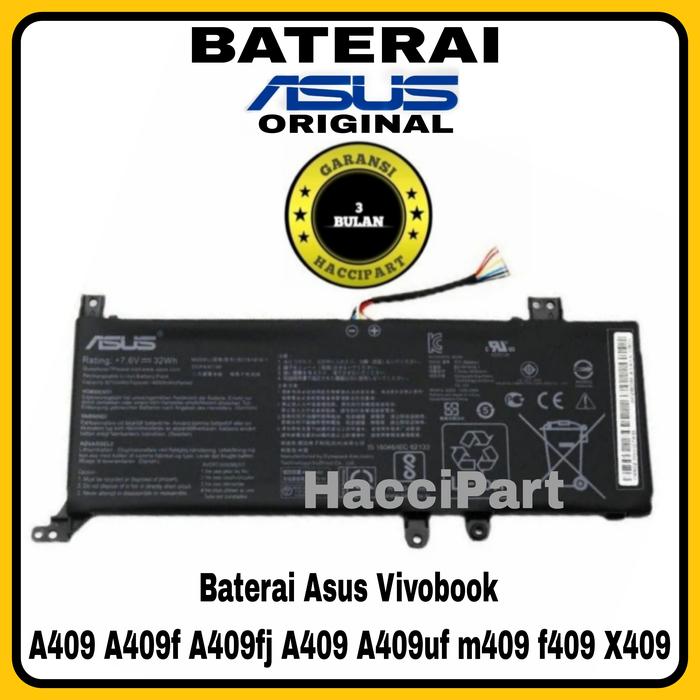 Jual Baterai ORI Asus Vivobook A409 A409f A409fj A409 A409uf m409 f409 - Jakarta Barat ...