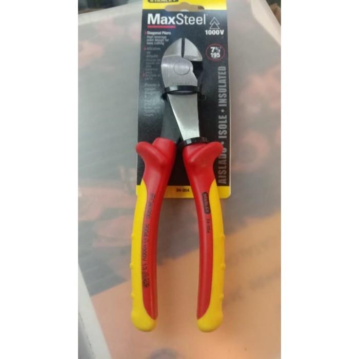 Jual Tang Potong 8 inci STANLEY 84-004 VDE Diagonal Cutting Plier ...
