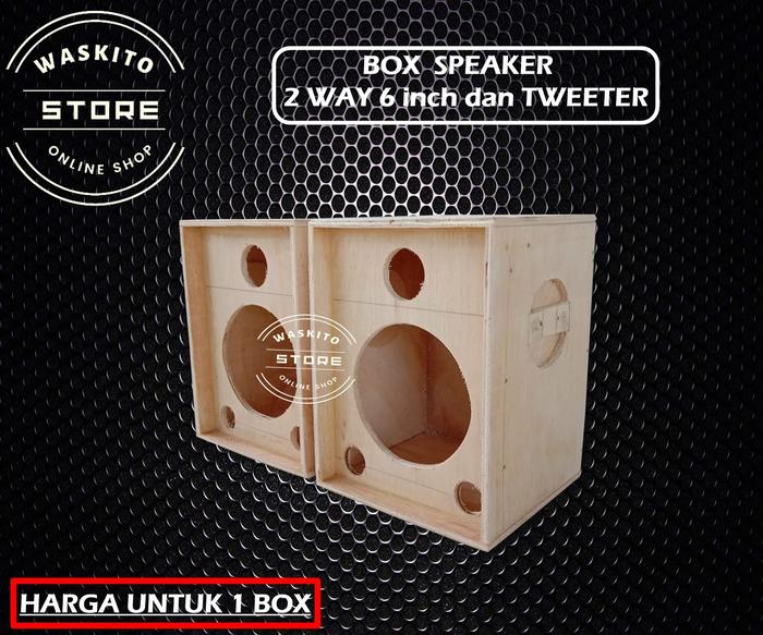 Jual Box Speaker 6 inch 2 Way Single Tweter - Kab. Nganjuk - WASKITO ...