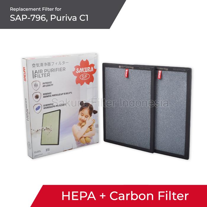 Promo Filter Carbon Advance Air Purifier Puriva C1 Sakura APCH-79940-S - Kab. Tangerang - Sakura ...