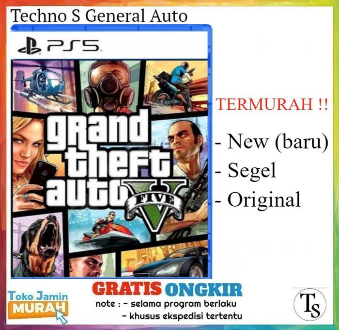 Jual PS5 GTA V / PS5 PS 5 Grand Theft Auto 5 / Kaset CD BD PS 5 gta v - Jakarta Selatan - Techno ...
