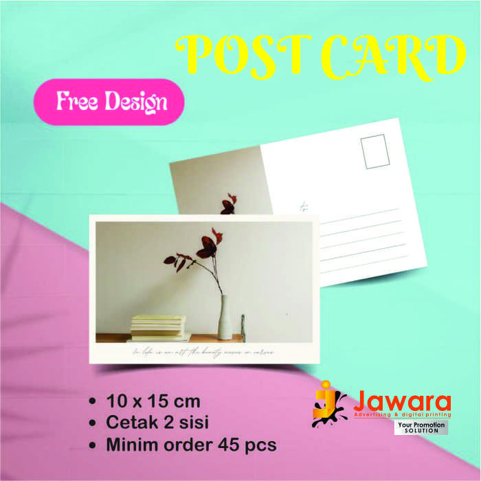 Jual CETAK POST CARD, KARTU POS, KARTU UCAPAN CUSTOM - Kab. Ponorogo ...