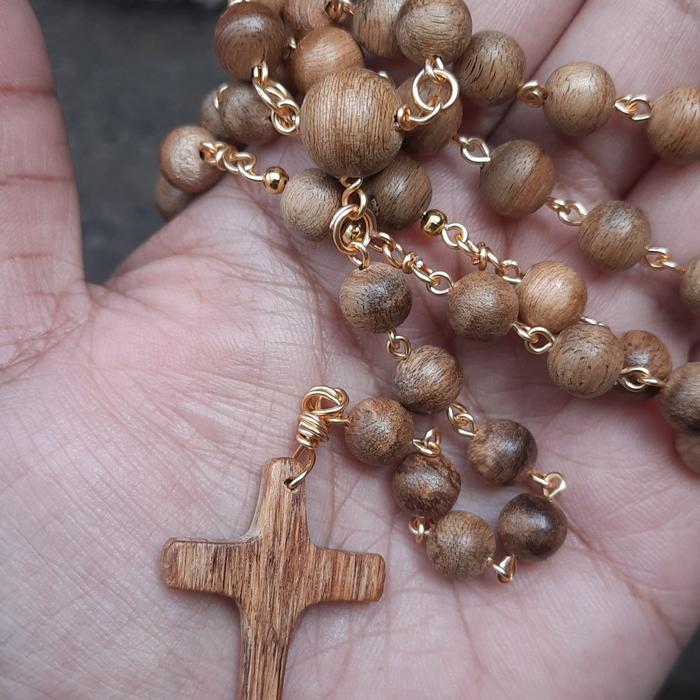 Jual Rosario 77 Bapa Kami Doa Bapa Kami Kayu Gaharu Asli - 6mm Di Seller Sweet Shop - Cengkareng ...
