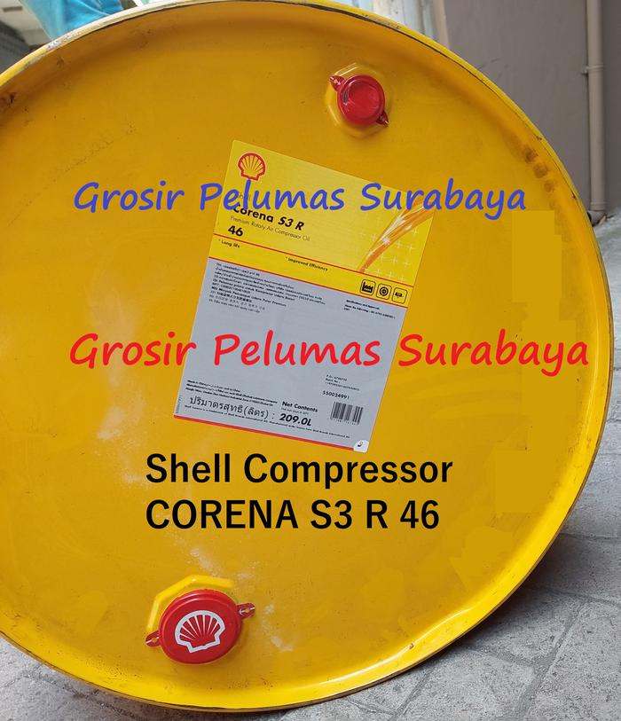 Jual Shell CORENA S3R 46 Premium Rotary Air Compressor oil Oli ...