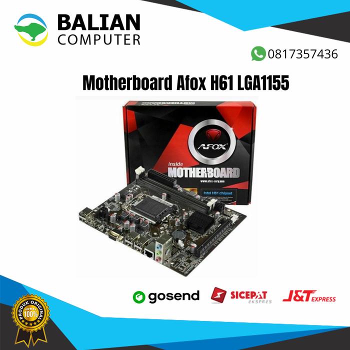 Jual MOTHERBOARD AFOX H61 LGA 1155 - Kota Denpasar - Balian Computer 1 ...