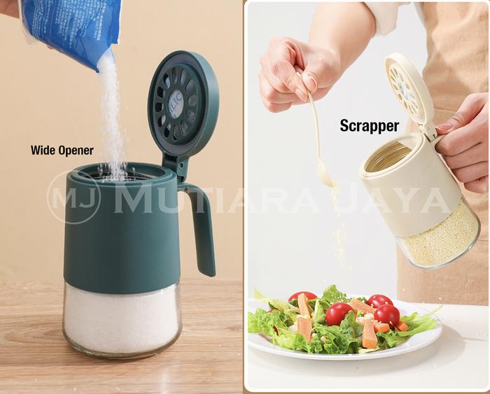 Jual Plato Botol Bumbu Dapur Garam Tempat Lada Kaca Toples Wadah Bumbu ...