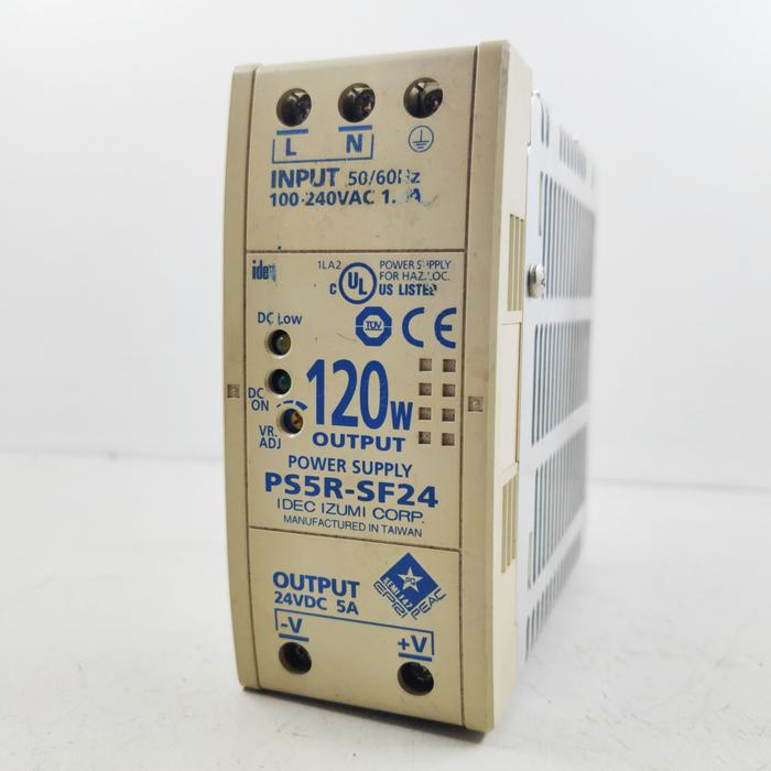 Jual IDEC PS5R-SF24 120W 24VDC 5A Power Supply PSU DIN Rail 24V 100 ...