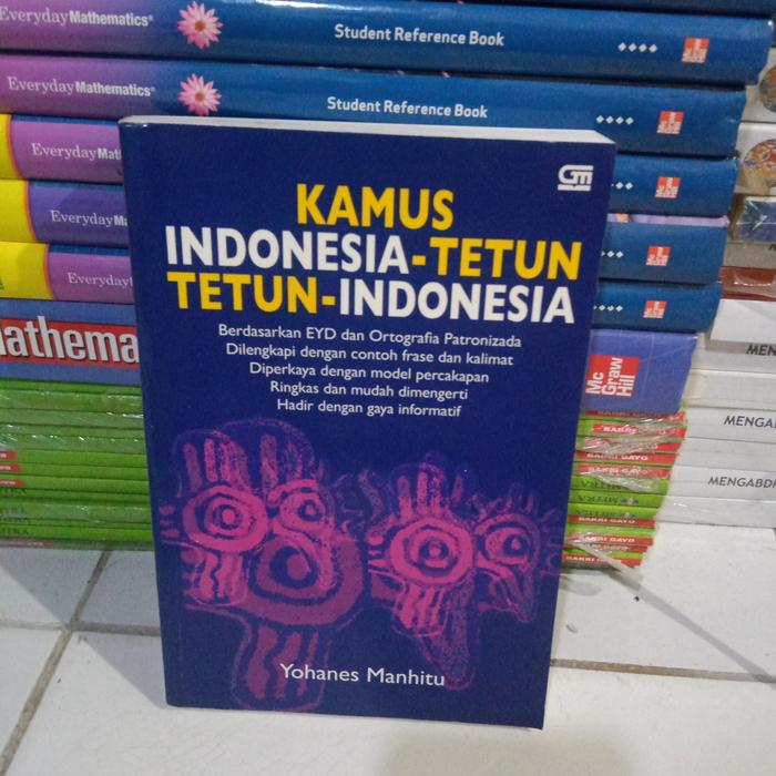 Jual KAMUS INDONESIA- TETUN.TETUN - INDONESIA.ORIGINAL - Jakarta Pusat ...