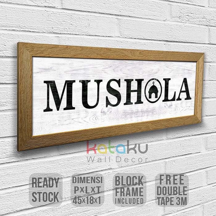 Jual Papan Tanda Sign Tulisan Mushola Prayer Room Sign Di Seller Noelle ...