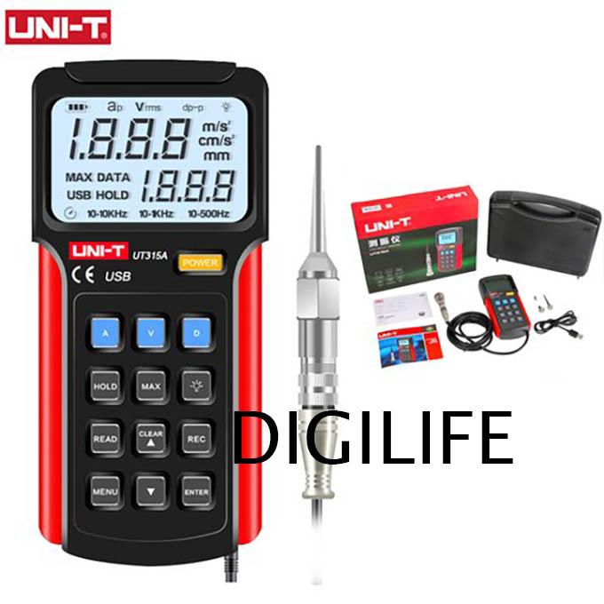 Jual Vibration Tester UT315A UNI-T Meter Vibrometer UNIT UNI T UT-315A ...