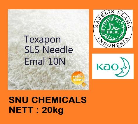 Jual SLS TEXAPON EMAL 10N EX KAO JAPAN SODIUM LAURYL SULFATE SABUN ...