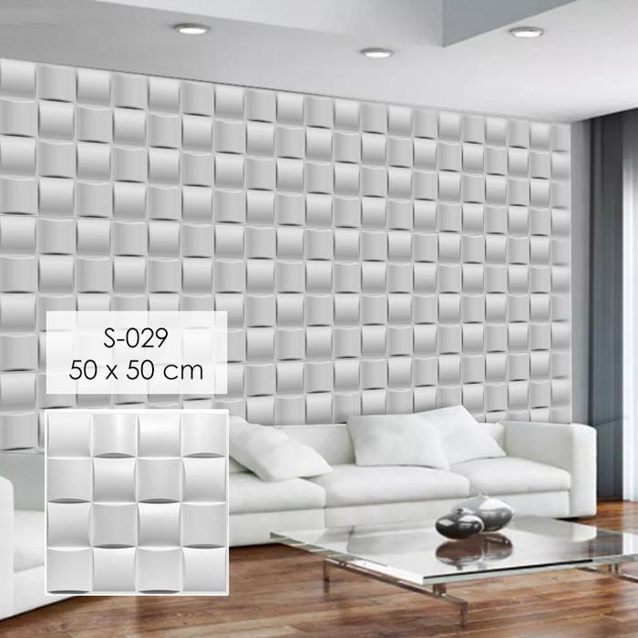 Promo Wall Panel 3D Dinding Ornamen Bahan PVC Bisa Dibersihkan Motif ...