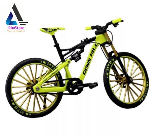 Jual Diecast Miniatur Sepeda Gunung Model Kit Skala 1:10 Besi -Hijau ...