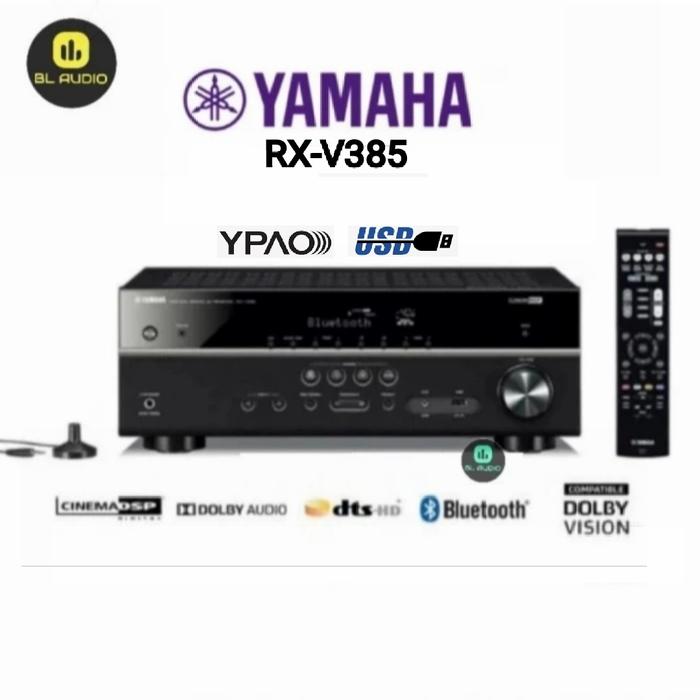 Jual Yamaha RXV385 RX-V385 RXV 385 AV Receiver 5.1 Home Theatre ...