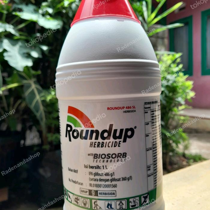 Jual Roundup 1 Liter Herbisida Pembasmi Rumput 486Sl - Kab. Cianjur ...