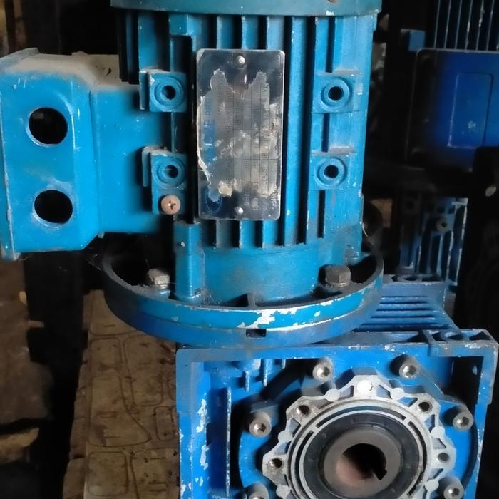 Jual Dinamo Motor 3 Phase 1/2(Setengah Hp)Gear Box Tipe 'L' Rpm ...